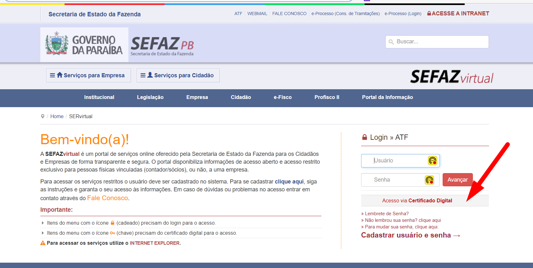 Gerar código CSC para usar o NFCe – Estado PB – nfce – Suporte ...